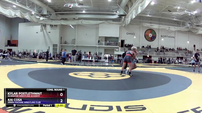 165 lbs Cons. Round 1 - Kylar Postlethwait, Gladiator Wrestling Academy ...