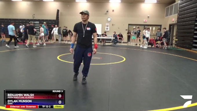 106 lbs Round 3 - Benjamin Walsh, Moen Wrestling Academy vs Dylan Munson, Iowa