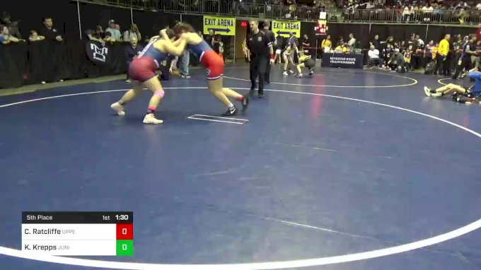 185 lbs 5th Place - Chloe Ratcliffe, Upper Dauphin vs Katelynn Krepps ...