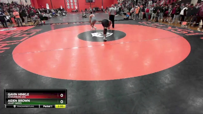 150 lbs Champ. Round 1 - Aiden Brown, Joliet (WEST) vs Gavin Hinkle ...
