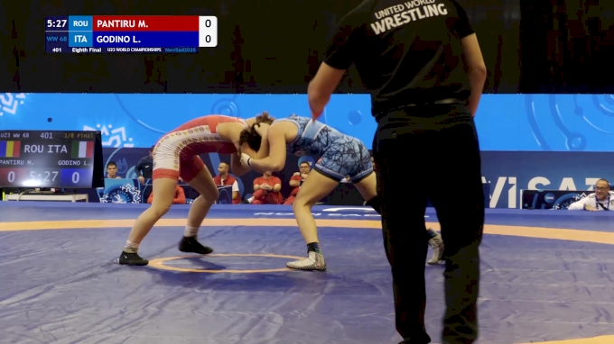 68 kg 1/8 Final - Maria Magdalena Pantiru, Romania vs Laura Godino, Italy