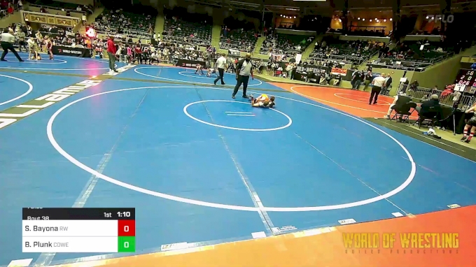 70 lbs Quarterfinal - Slate Bayona, RedWave Wrestling vs Braxton Plunk ...