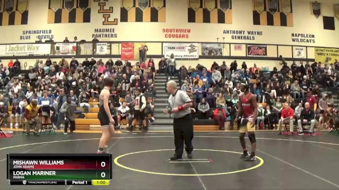132 lbs Cons. Round 1 - Logan Mariner, Parma vs MiShawn Williams, John ...