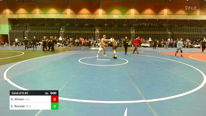 190 lbs Consi Of 8 #2 - Alex Wilson, Yukon vs Colby Runner, Severance