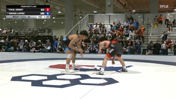 60 lbs Semis - Paul Kenny, New Jersey vs Deven Lopez, La Gente ...
