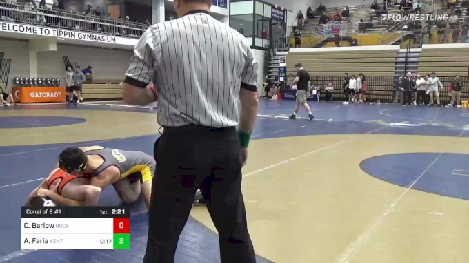 165 lbs Consi Of 8 #1 - Chase Barlow, Bucknell vs Aidan Faria, Kent State