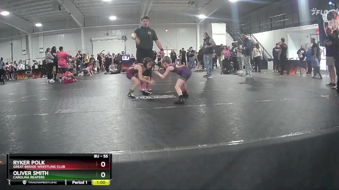 55 lbs Quarterfinal - Oliver Smith, Carolina Reapers vs Ryker Polk ...