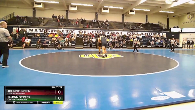 285 lbs 1st Place Match - Shawn Streck, Central Oklahoma vs Johnny ...