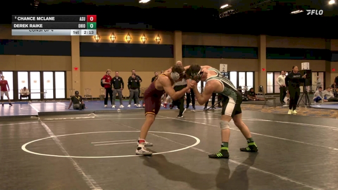 157 lbs Consi Of 4 - Chance Mclane, Arizona State vs Derek Raike, Ohio