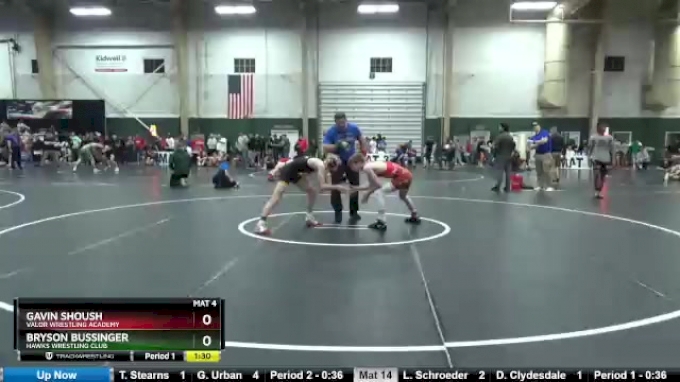 126 lbs Quarterfinal - Bryson Bussinger, Hawks Wrestling Club vs Gavin ...
