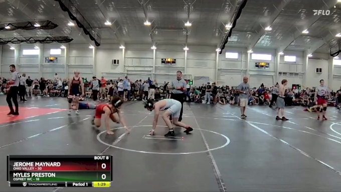 150 lbs Round 3 (6 Team) - Myles Preston, Osprey WC vs Jerome Maynard ...