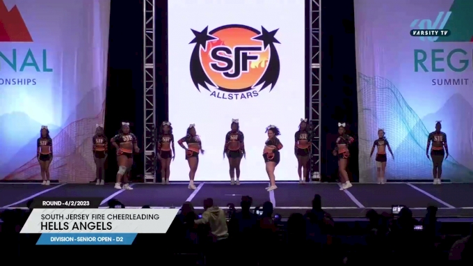 South Jersey Fire Cheerleading - Hells Angels [2023 L4 Senior Open - D2 ...