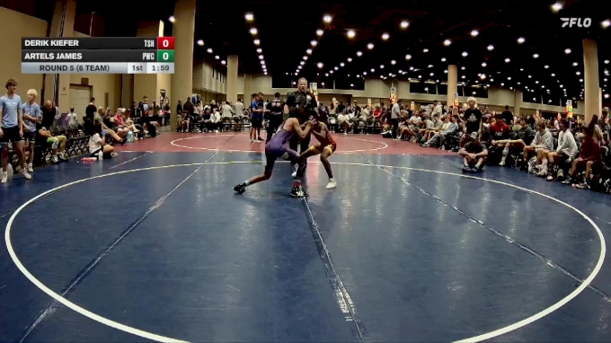 106 lbs Round 5 (6 Team) - Derik Kiefer, Team Shutt Weston vs Artels ...