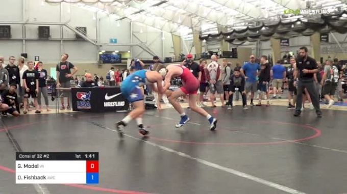 65 kg Consi Of 32 #2 - Gavin Model, Team Wisconsin vs Dylan Fishback, AWC