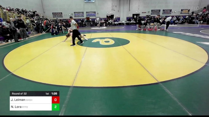 157 lbs Round Of 32 - Jack Leiman, Northern Highlands vs Nick Lora ...