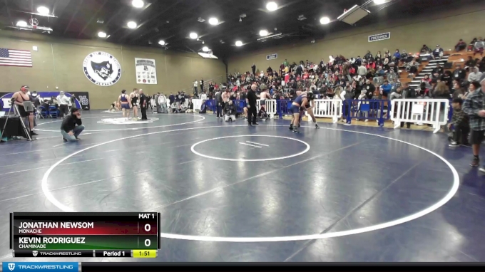 195 lbs Quarterfinal - Jonathan Newsom, Monache vs Kevin Rodriguez ...