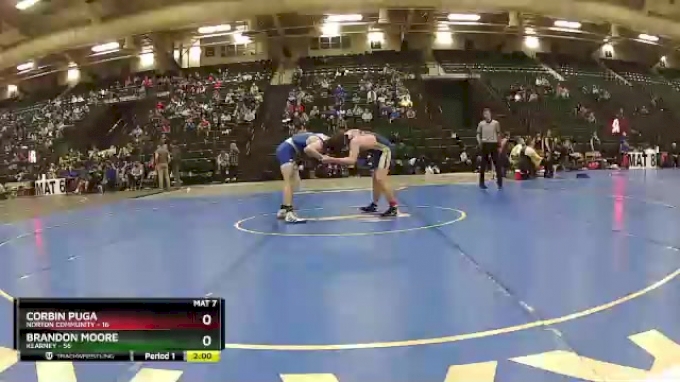 285 lbs Round 1 (16 Team) - Brandon Moore, Kearney vs Corbin Puga ...