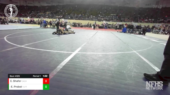 4A-157 lbs Semifinal - Eli Probst, TUTTLE vs Charlie Shafer, CACHE