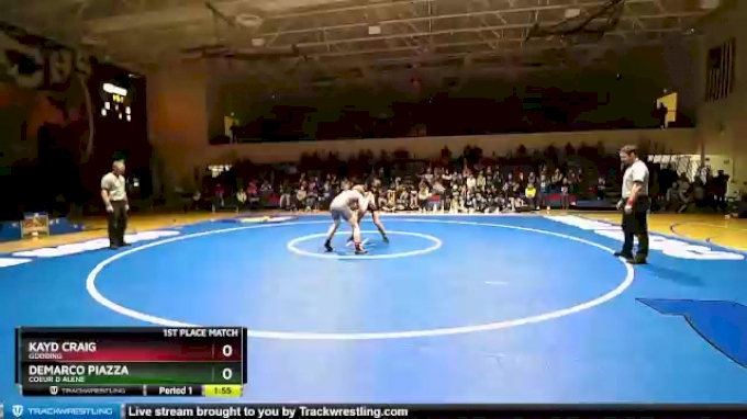 152 lbs 1st Place Match - Kayd Craig, Gooding vs Demarco Piazza, Coeur ...