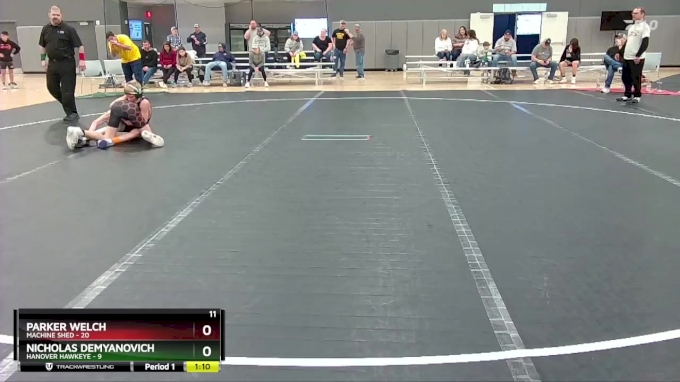 96 lbs Round 3 (10 Team) - Parker Welch, Machine Shed vs Nicholas ...
