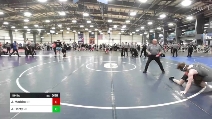 154 lbs 3rd Place - Jake Maddox, CT vs Jack Harty, NC