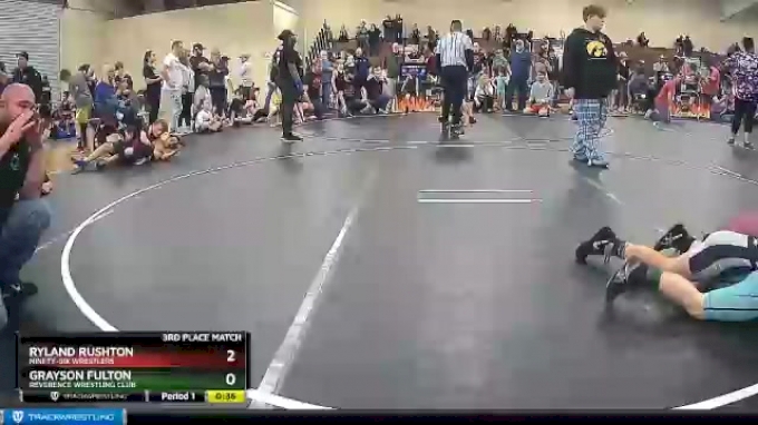 92 lbs 3rd Place Match - Ryland Rushton, Ninety-six Wrestlers vs ...