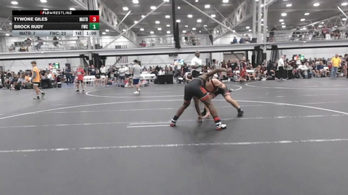 144 lbs Round 4 (6 Team) - Tywone Giles, Mat Assassins Red vs Brock ...