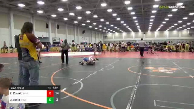 92 lbs Rr Rnd 2 - Zachary Covolo, Team USA vs Daniel Rella, Bitetto ...