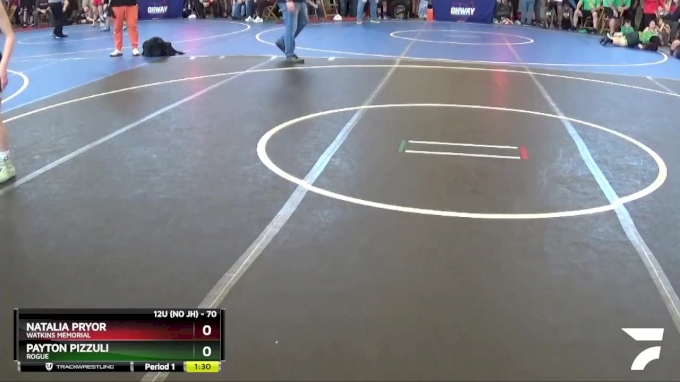 70 lbs Round 2 - Natalia Pryor, Watkins Memorial vs Payton Pizzuli, Rogue