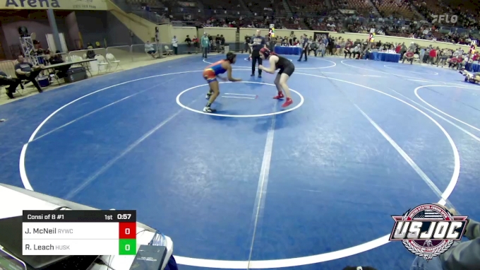 135 lbs Consi Of 8 #1 - Jennifer McNeil, Randall Youth Wrestling Club ...