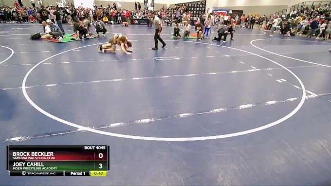 113 lbs Champ. Round 1 - Joey Cahill, Moen Wrestling Academy vs Brock ...