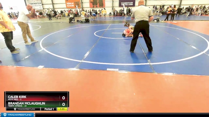 96 lbs Rd# 8- 12:30pm Saturday Final Pool - Caleb Kirk, M2TC Red vs ...
