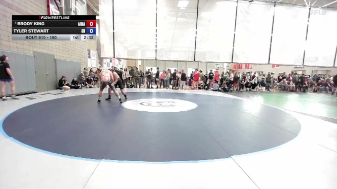 190 lbs Round 1 - Brody King, All In Wrestling Academy vs Tyler Stewart ...