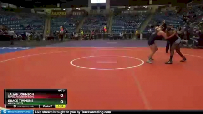 155 lbs Cons. Semi - Jaliah Johnson, Topeka-Washburn Rural vs Grace ...