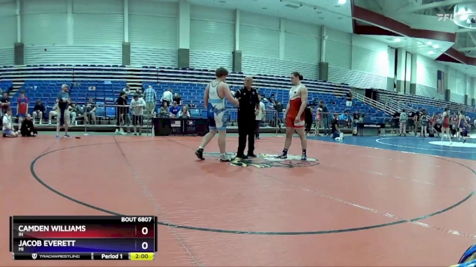 215 lbs Cons. Round 4 - Camden Williams, IN vs Jacob Everett, MI
