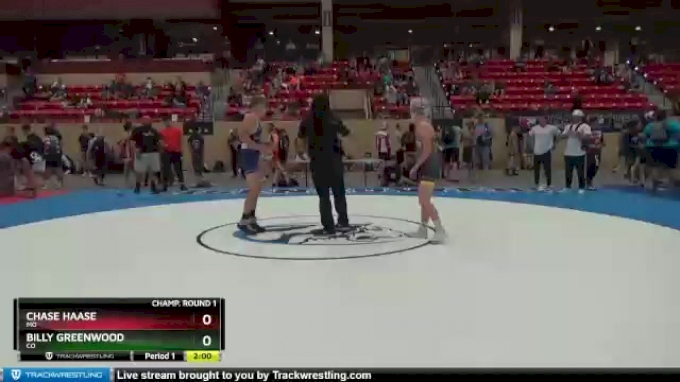 132 lbs Champ. Round 1 - Chase Haase, MO vs Billy Greenwood, CO