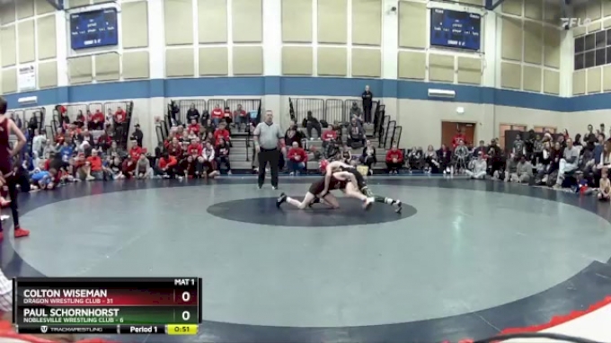 78 lbs Round 2 (3 Team) - Colton Wiseman, Dragon Wrestling Club vs Paul ...