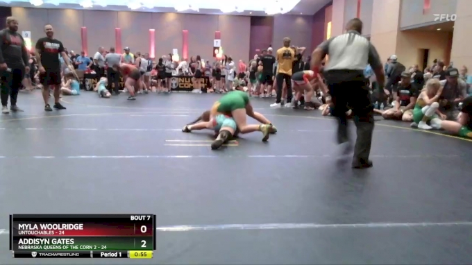 110 lbs Semis & 1st Wrestleback (8 Team) - Myla Woolridge, Untouchables ...
