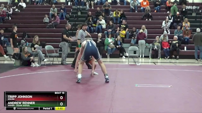 162-163 lbs 1st Place Match - Tripp Johnson, Solon vs Andrew Renner ...