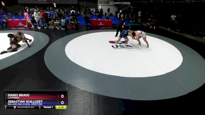 215 lbs Cons. Round 2 - Mario Bravo, California vs Sebastian Guillozet ...