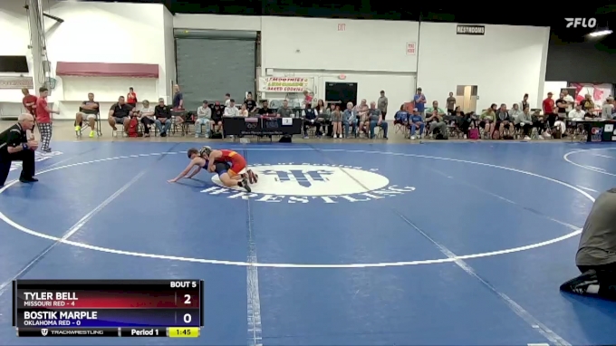 87 lbs Round 2 (8 Team) - Tyler Bell, Missouri Red vs Bostik Marple ...