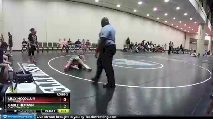 100 lbs Round 2 (10 Team) - Gable Hemann, Iowa T-Wrecks vs Lilly ...
