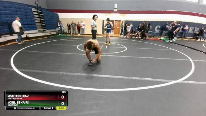 175 lbs Round 3 - Axel Sehairi, Klein Oak vs Ashton Diaz, College Park