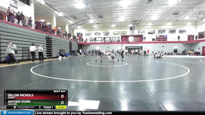 149 lbs Cons. Round 4 - Hayden Kuhn, Ashland vs Dillon Nichols, Drury