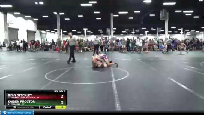 115 lbs Round 2 (8 Team) - Ryan Steckley, U2 Upstate Uprising Gold vs ...