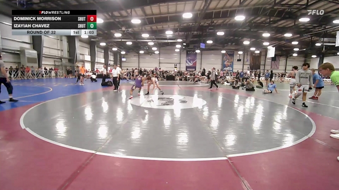 120 lbs Round Of 32 - Dominick Morrison, Team Shutt vs Izayiah Chavez ...