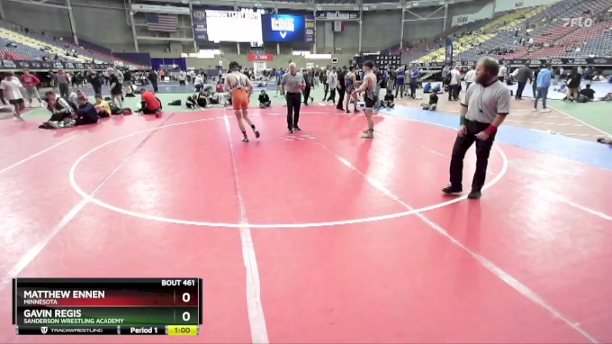 150 lbs Cons. Round 3 - Gavin Regis, Sanderson Wrestling Academy vs ...