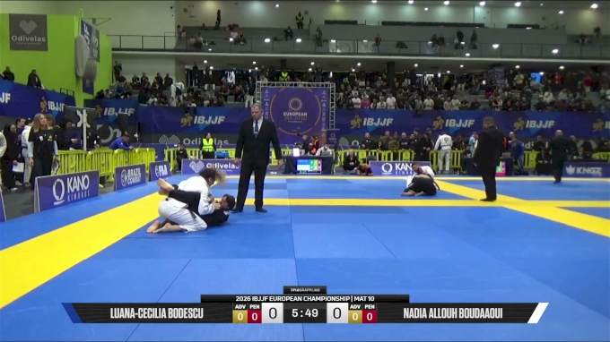 Nadia Allouh Boudaaoui vs Luana-Cecilia Bodescu 2026 European Jiu-Jitsu ...