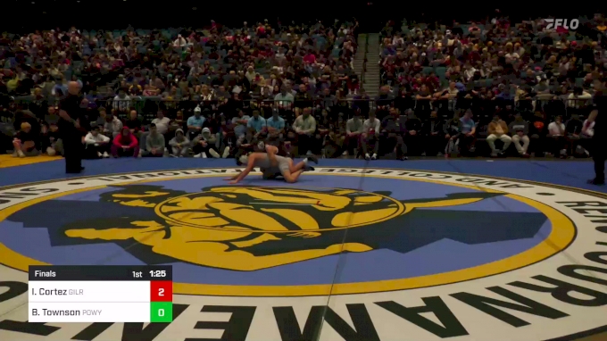 120 lbs Final - Isaiah Cortez, Gilroy vs Billy Townson, Poway