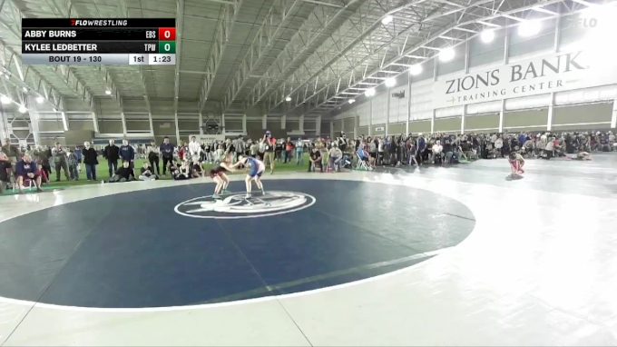 130 lbs Champ. Round 1 - Kylee Ledbetter, Team Prestige Wrestling vs ...